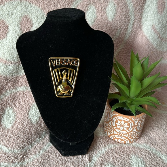 Jewelry | Versace Brooch | Poshmark